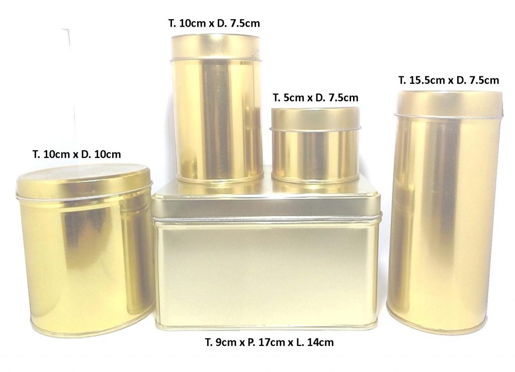 Kaleng Bulat & Silinder : 10 x 10cm